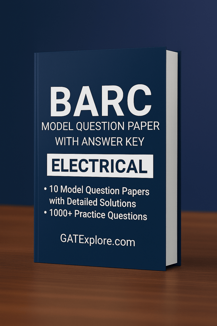 BARC Exam 2026 (OCES/DGFS) Electrical Model Question Papers with Answe ...